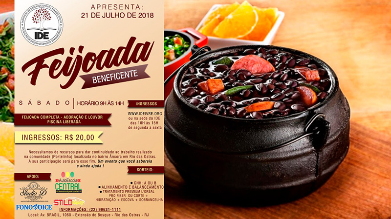 Feijoada Beneficente - Eventos, Portal Rio das Ostras - RJ | riodasostras.com.br